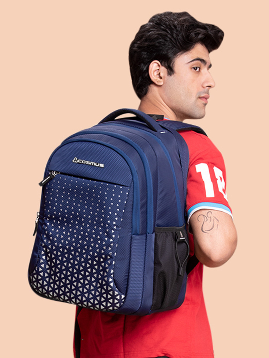 Buy Mazda 38 Liters Navy Blue School Backpack Bag Bag Manufacturer