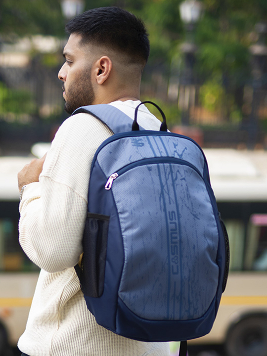 Buy Cosmus Tiger Navy Blue Casual Backpack Bag Bag Manufacturer